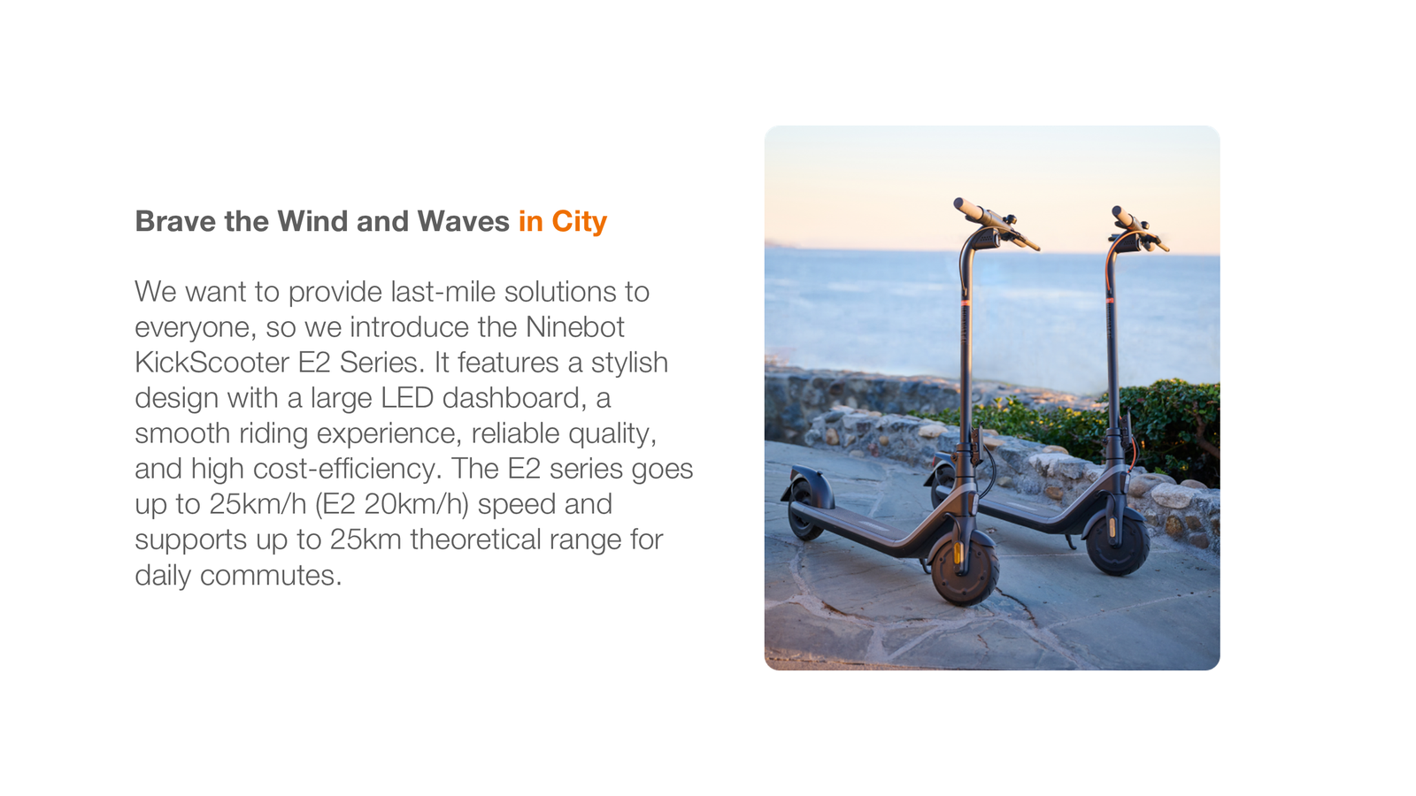 E2 Segway Electric KickScooter – Segway Australia