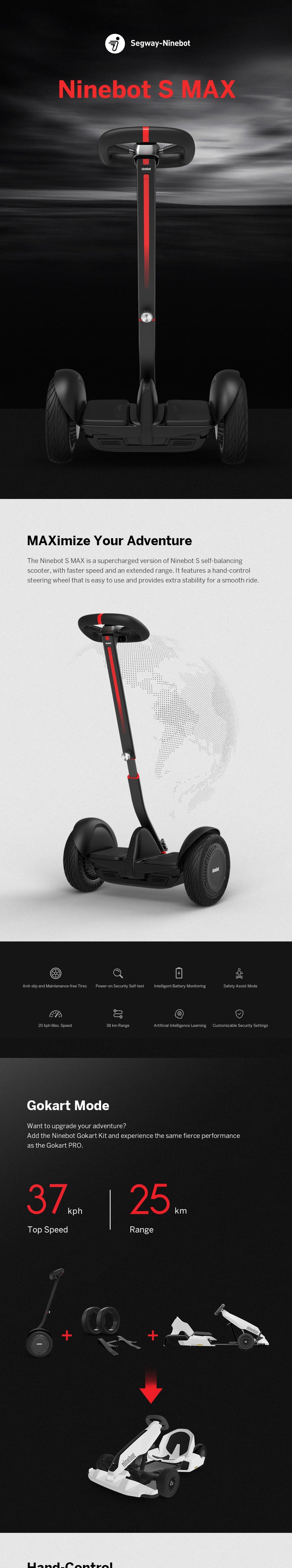 SMAX Segway Electric Balancing Vehicle – Segway Australia
