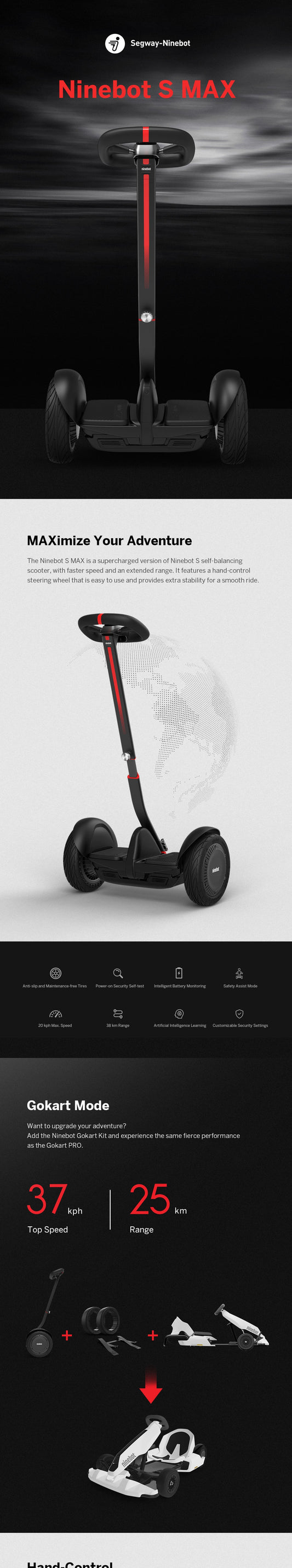 SMAX Segway Electric Balancing Vehicle – Segway Australia